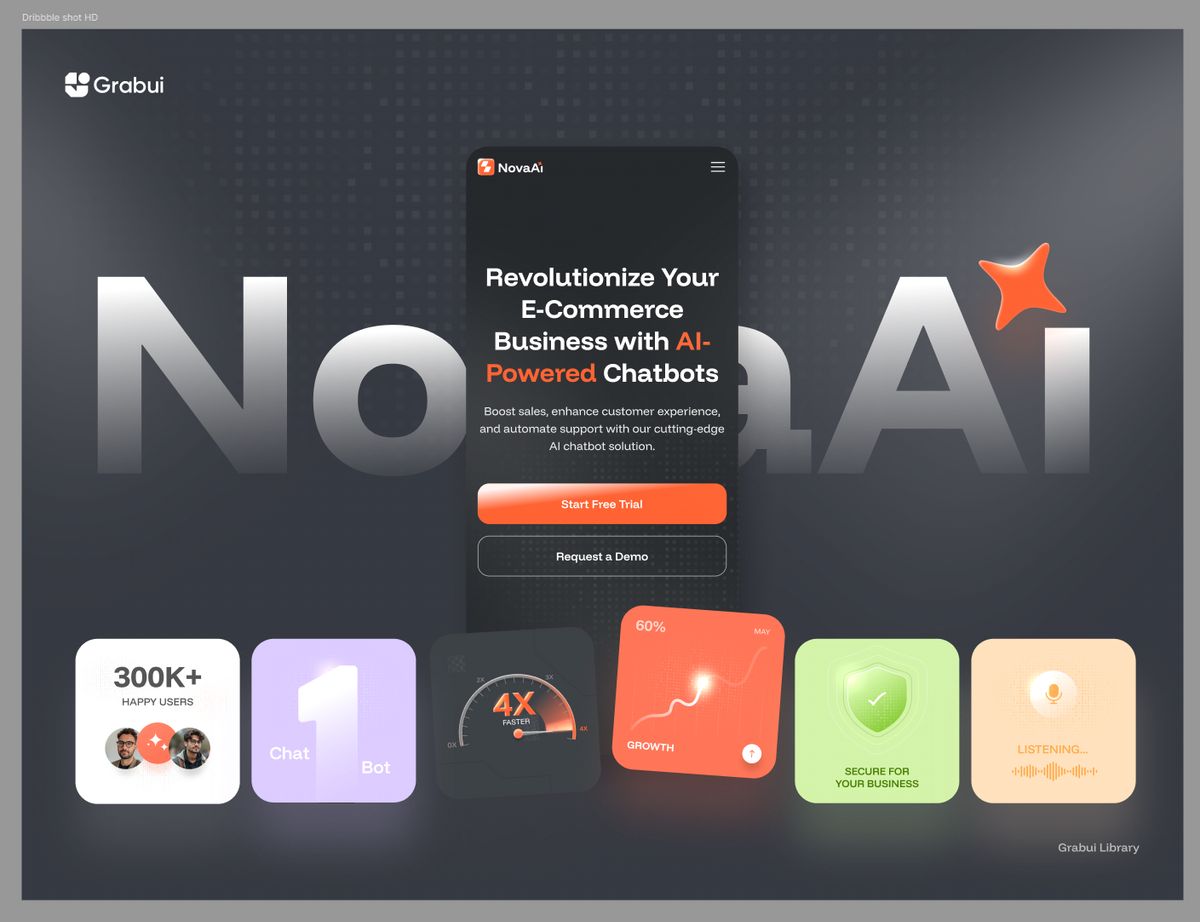 First Look at NovaAI Chatbots! 🌟 by Tarik Eamin on todays.design
