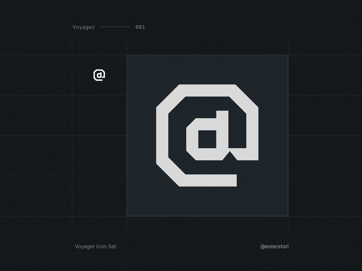 Voyager Icon Set by Ester Stori on todays.design